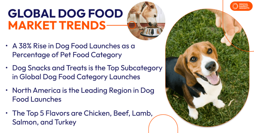 Dog food industry trends. Dog food trends highlights product launch